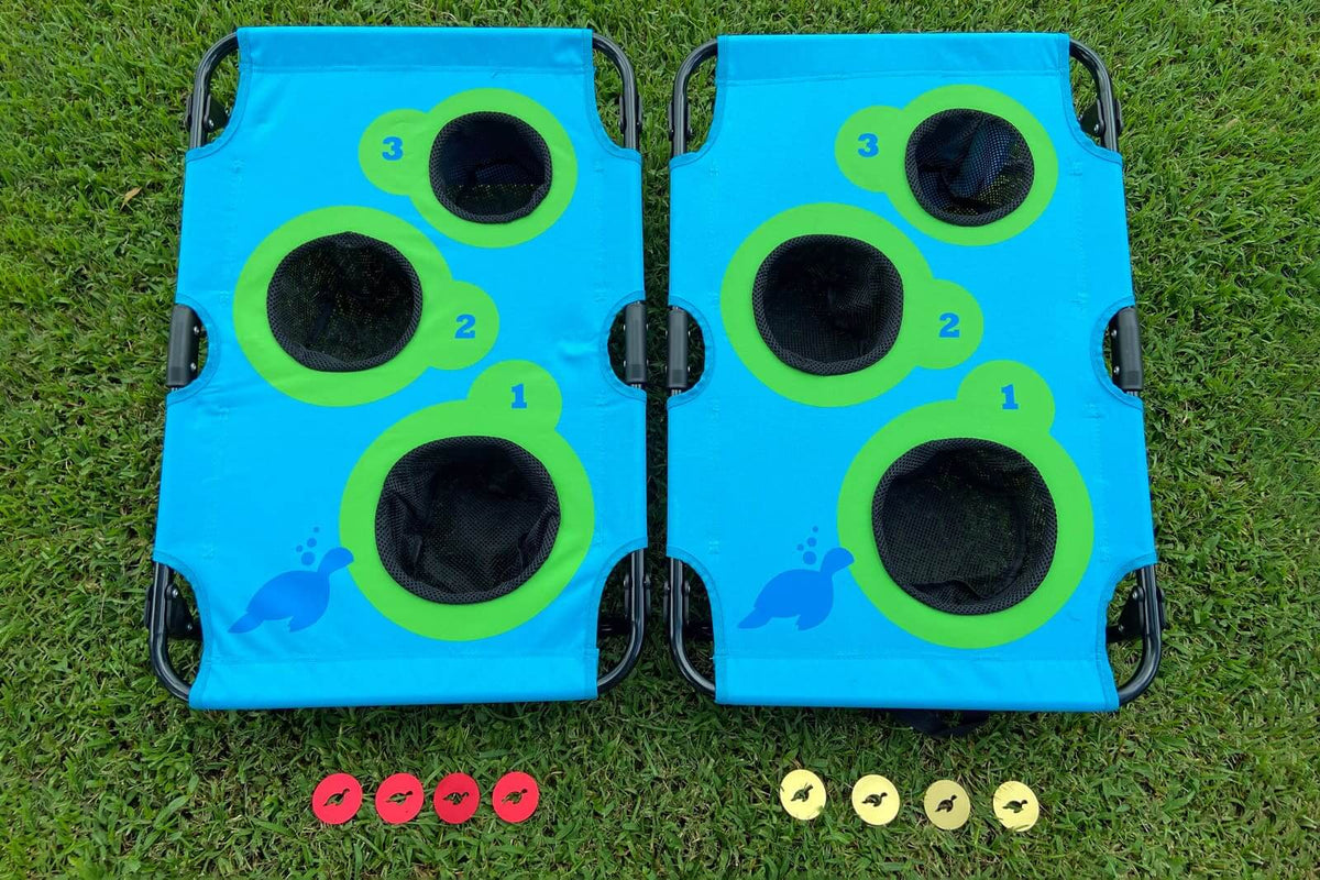 Washer Toss Game – Portable 2-Board Set with Aluminum Washers ...
